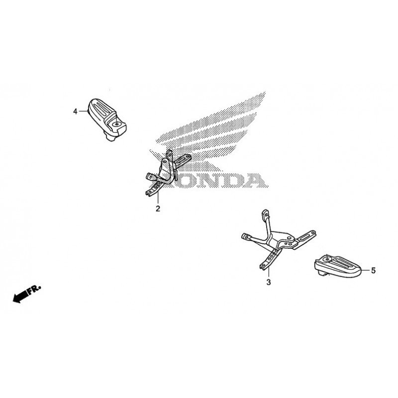 Bracket Right Pillion Step Honda PCX 125 50715-KWN-900