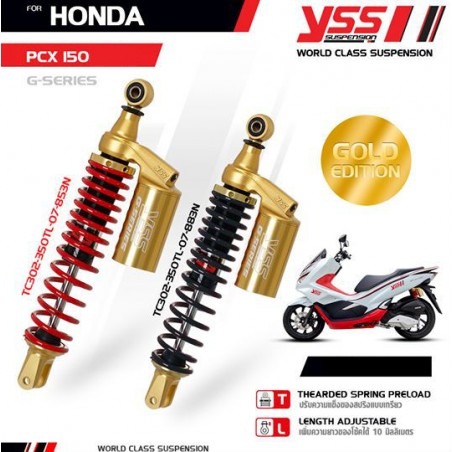 Shocks Absorber YSS G-SPORT GOLD SERIES Honda PCX 150 TC302-350TL-14-853M