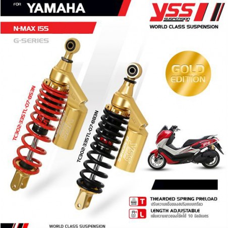 Shocks Absorber YSS G-SPORT GOLD SERIES Yamaha NMAX