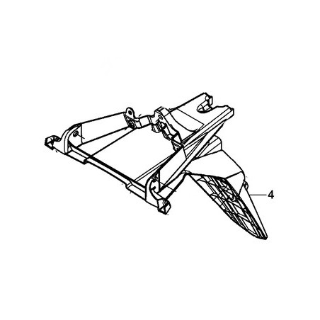 Rear Fender License Plate Support Honda PCX 150 80105-K35-V00