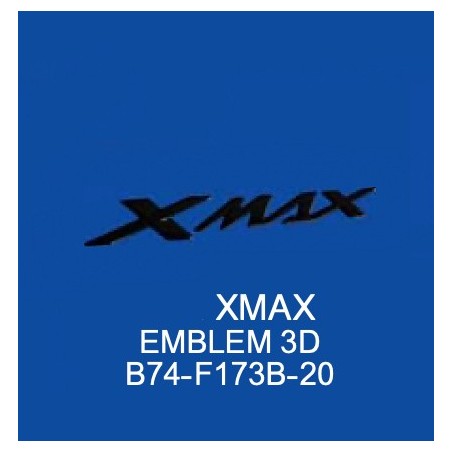 Emblem 3D Black Yamaha XMAX 300 B74-F173B-20