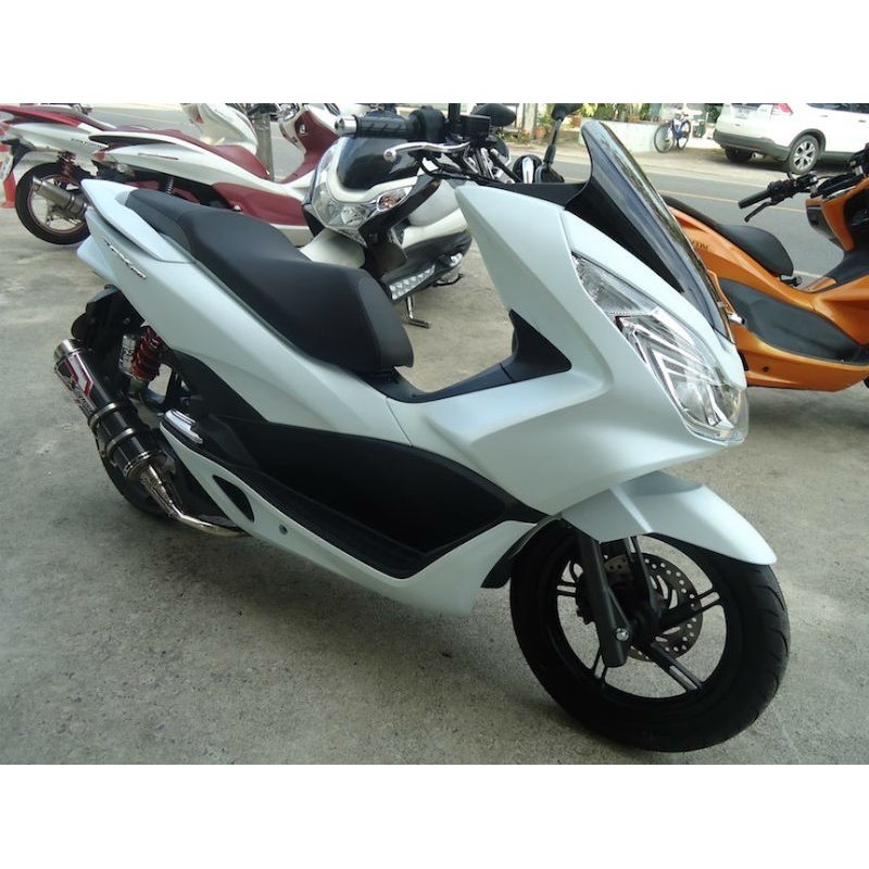 Set Body Fairing White Matt Honda PCX 150 2014 2015 2016 2017