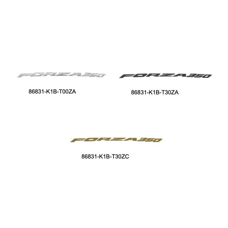 Emblem Mark Honda Forza 350 2023 2024 2025 86831-K1B-T30ZA